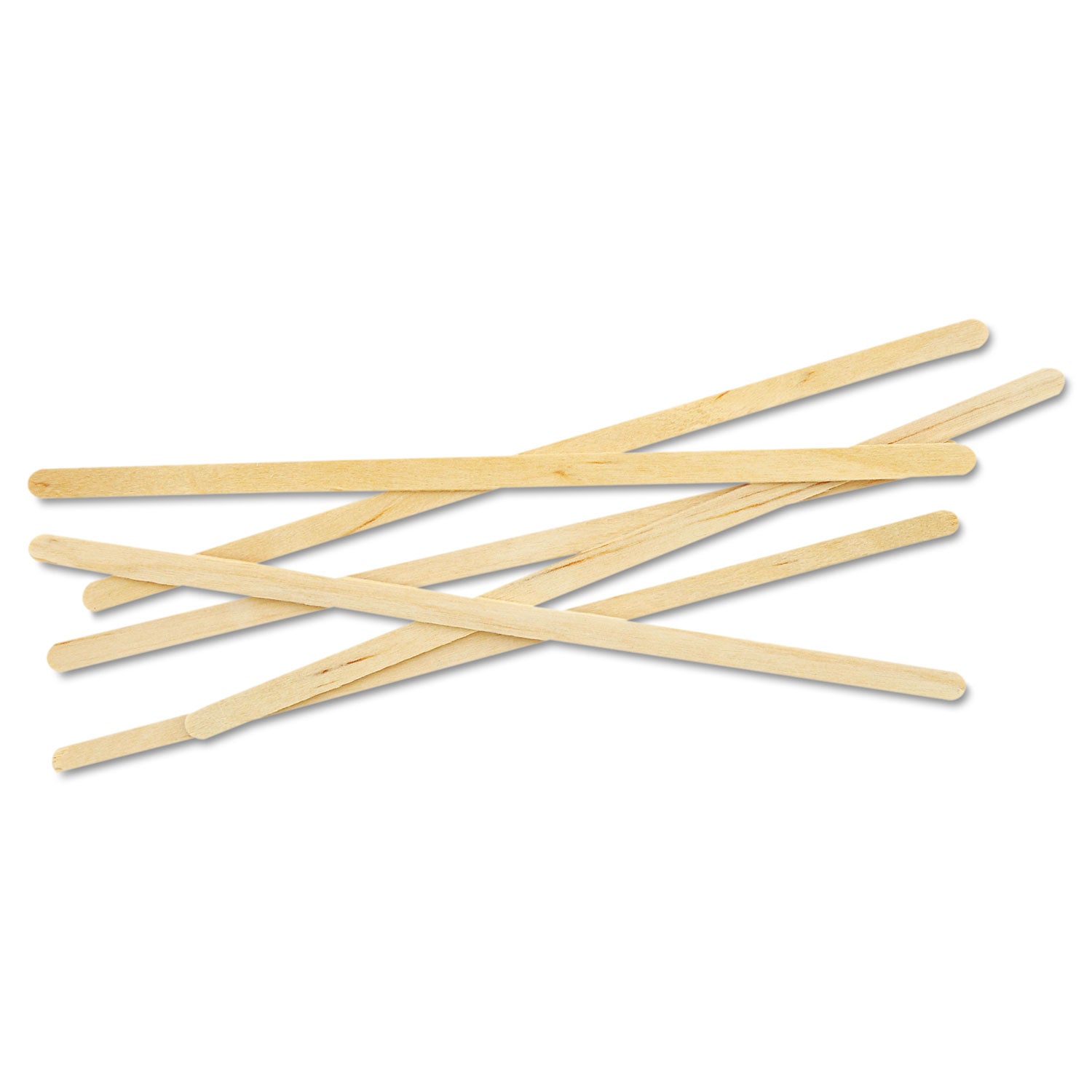 Renewable Wooden Stir Sticks, 7", 1,000/Pack, 10 Packs/Carton by Eco ...