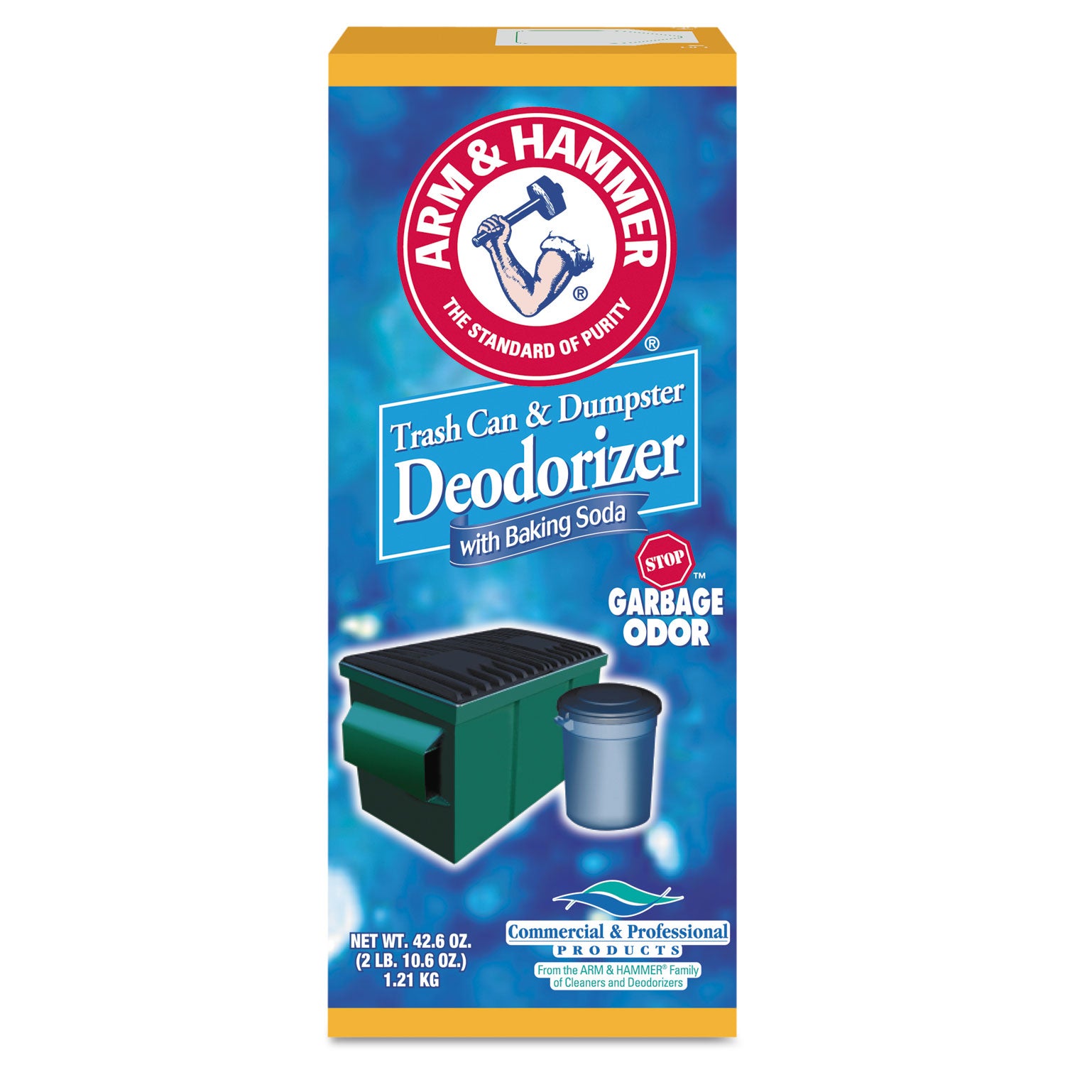 Trash Can and Dumpster Deodorizer with Baking Soda, Sprinkle Top ...