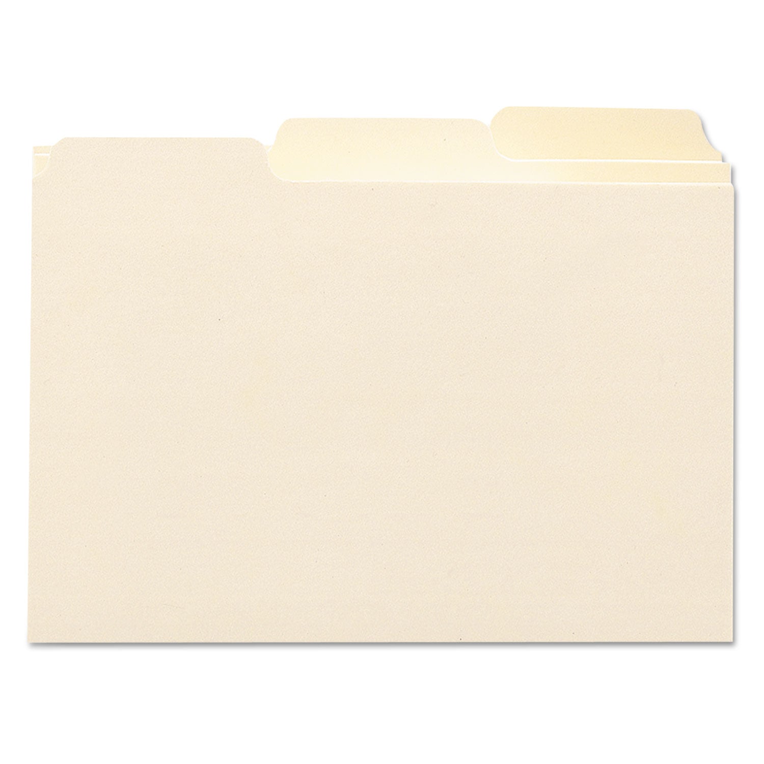 Manila Card Guides, 1/3-Cut Top Tab, Blank, 4 x 6, Manila, 100/Box by ...