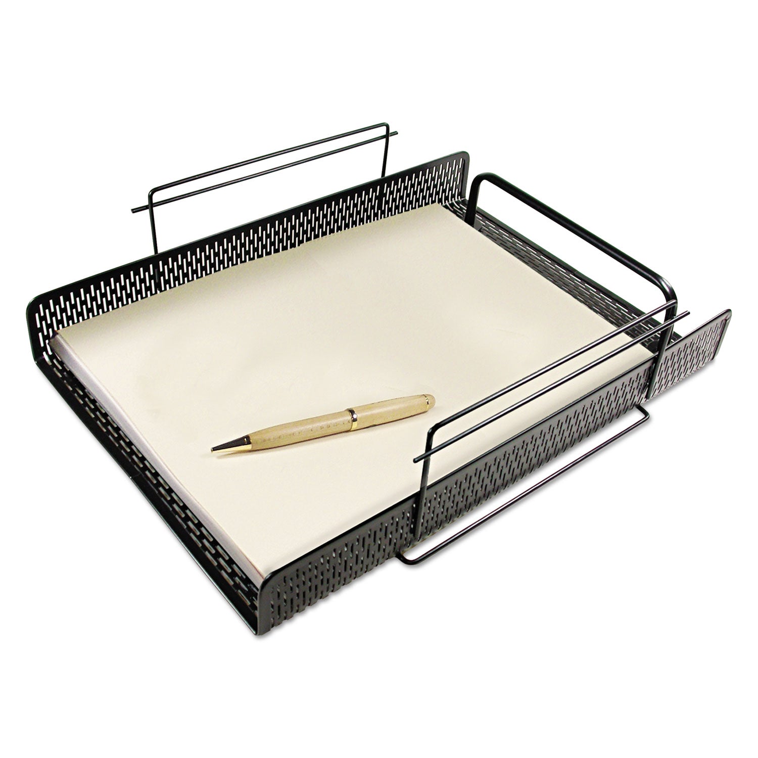 Urban Collection Punched Metal Letter Tray, 1 Section, Letter Size ...