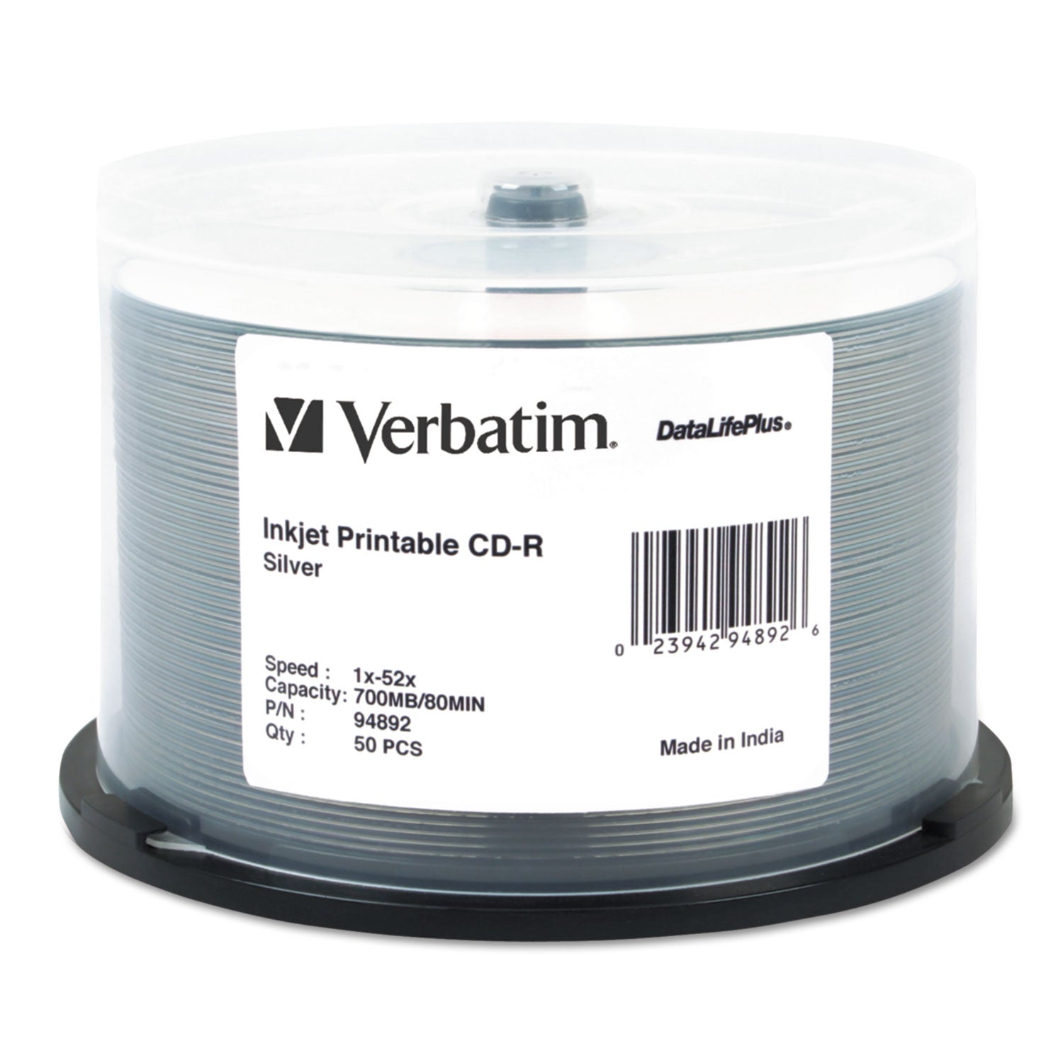 CD-R DataLifePlus Printable Recordable Disc, 700 MB/80 min, 52x ...
