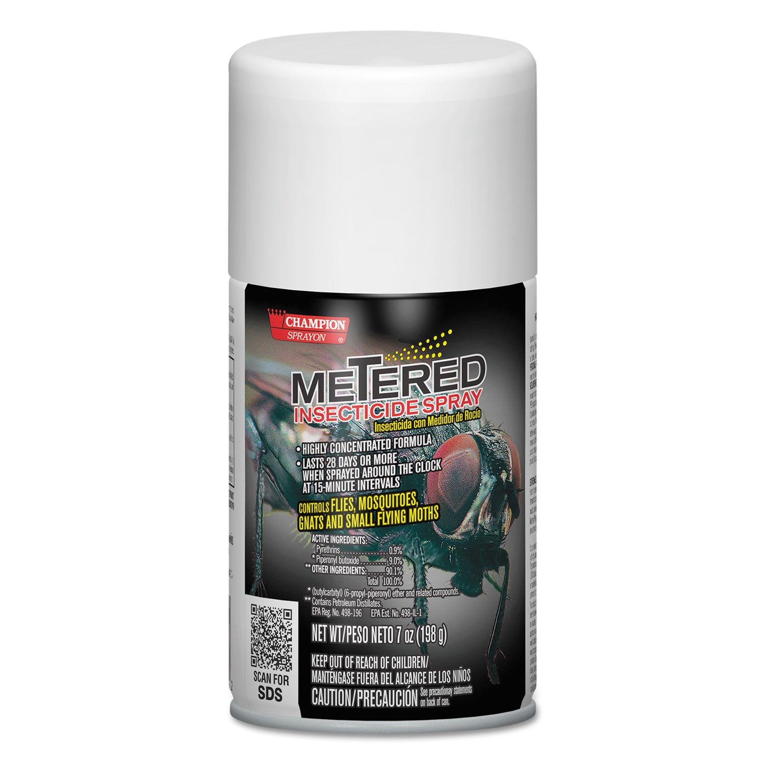 Champion Sprayon Metered Insecticide Spray, 7 oz Aerosol Spray, 12 ...