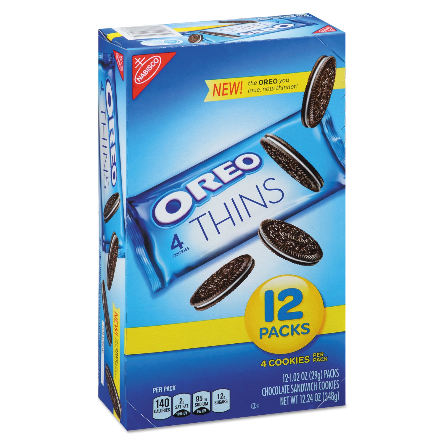 Oreo Cookies Single Serve Packs, Chocolate, 1.02 oz Pack, 12/Box by ...