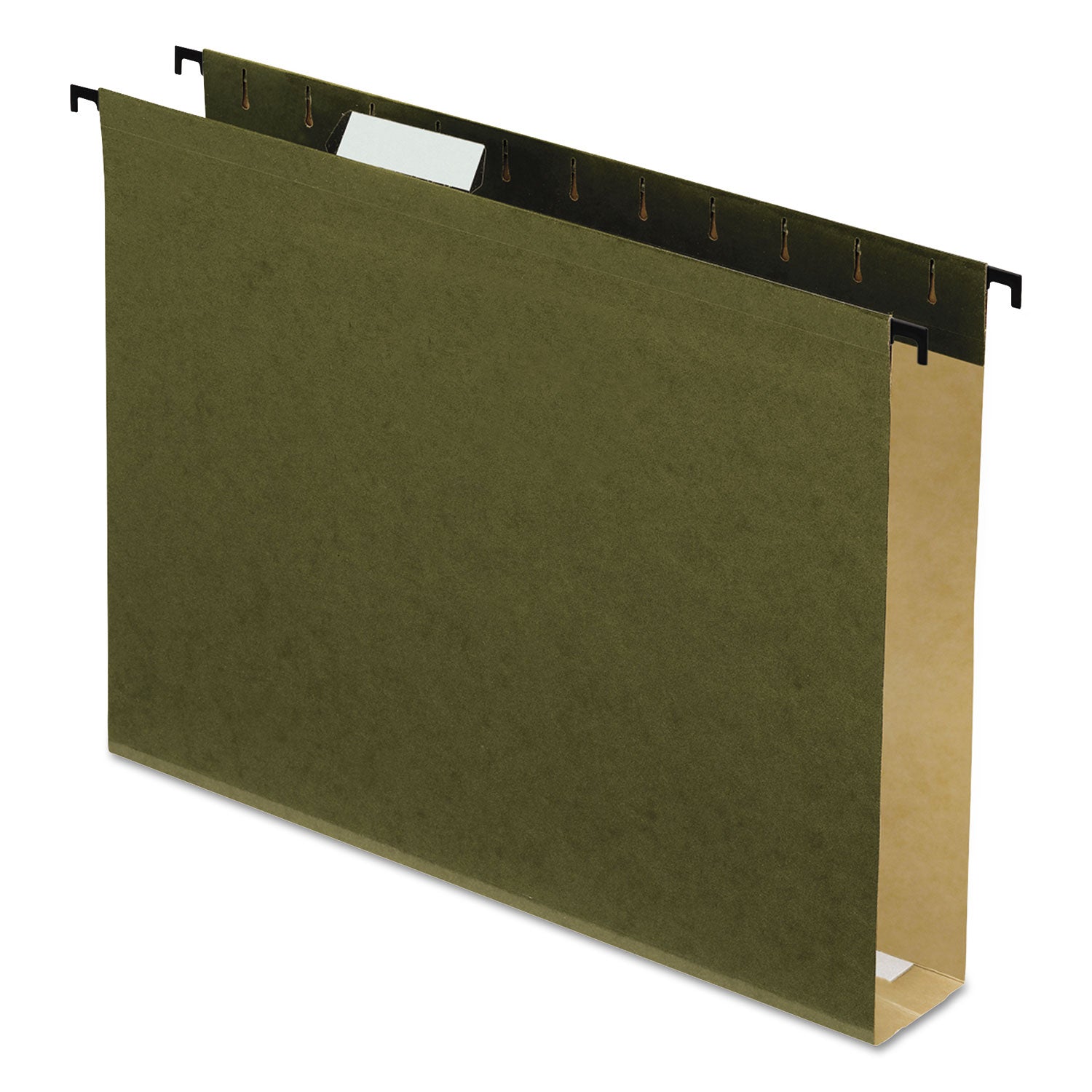 Extra-Capacity SureHook Hanging Folders, 2" Capacity, Letter Size, 1/5 ...