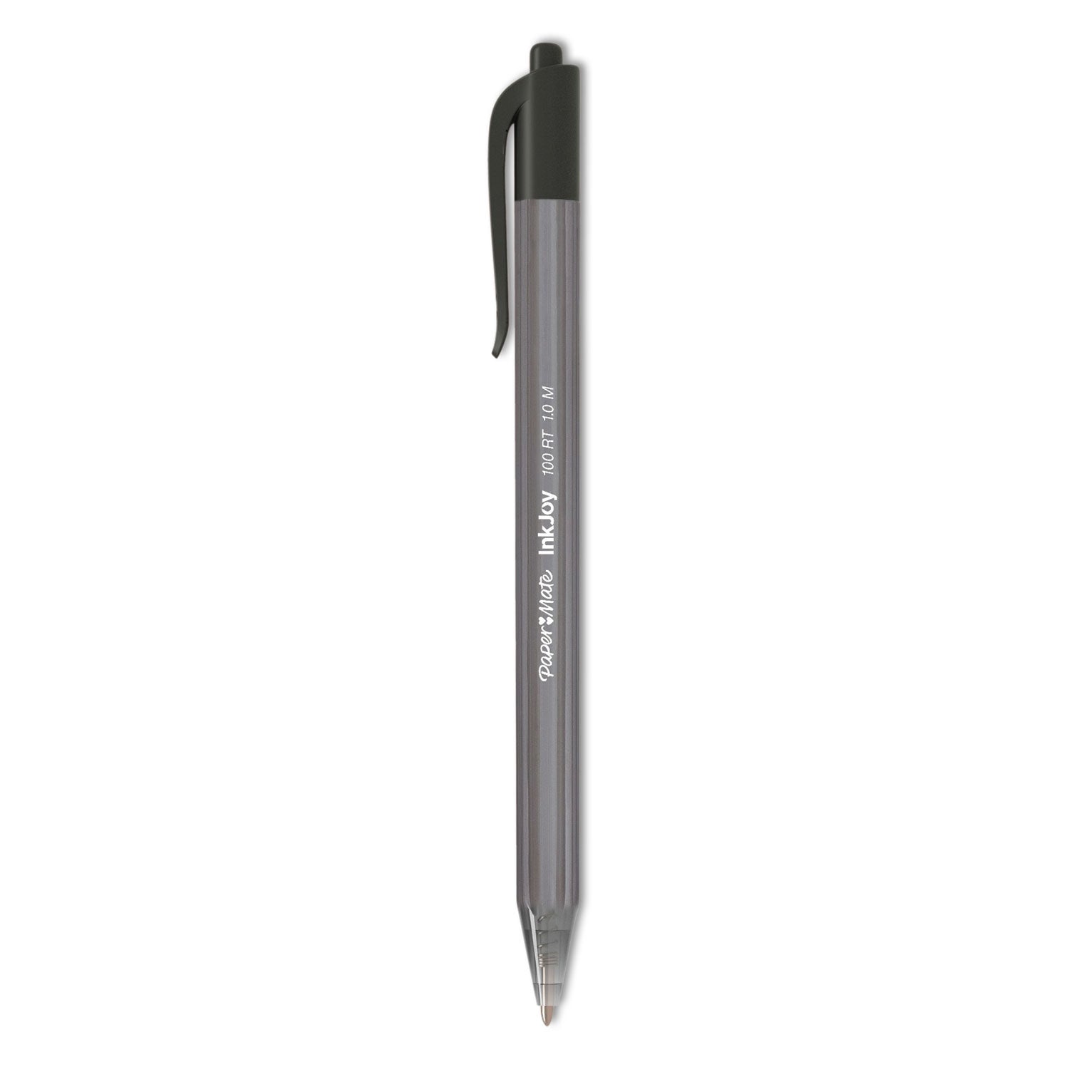 InkJoy 100 RT Ballpoint Pen, Retractable, Medium 1 mm, Black Ink, Black ...