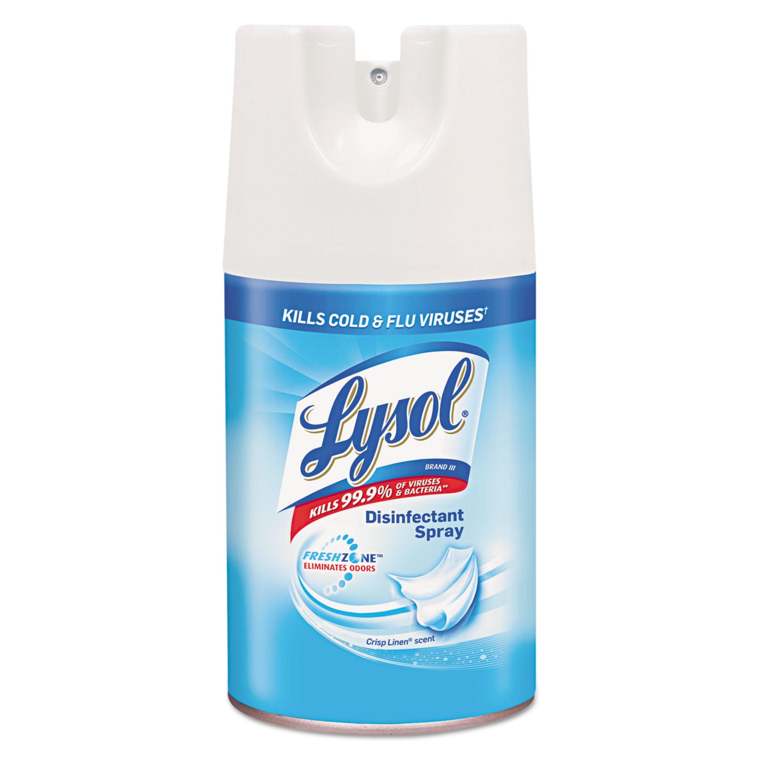 Disinfectant Spray, Crisp Linen, 7 oz Aerosol Spray, 12/Carton by LYSOL ...