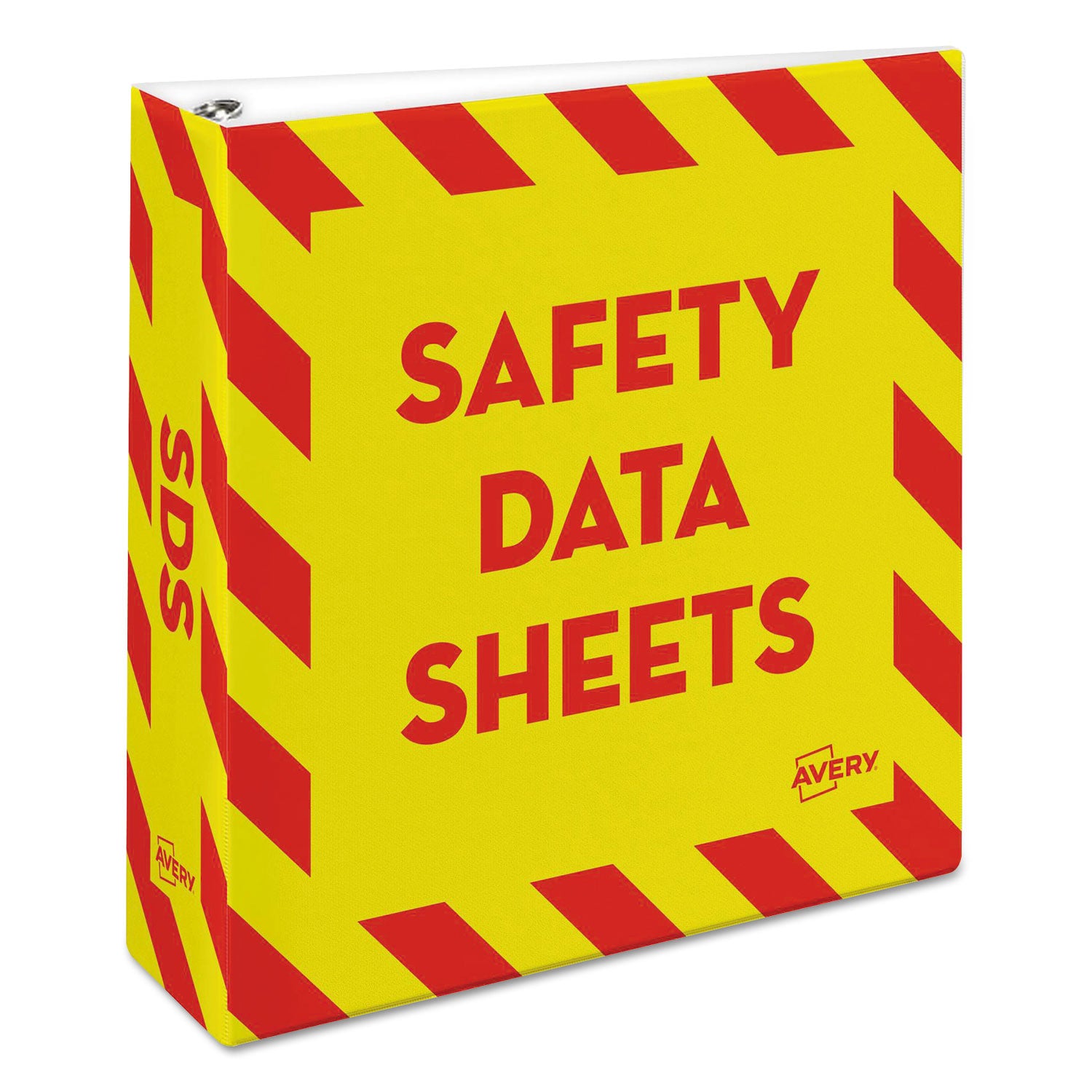 Heavy-Duty Preprinted Safety Data Sheet Binder, 3 Rings, 3" Capacity ...