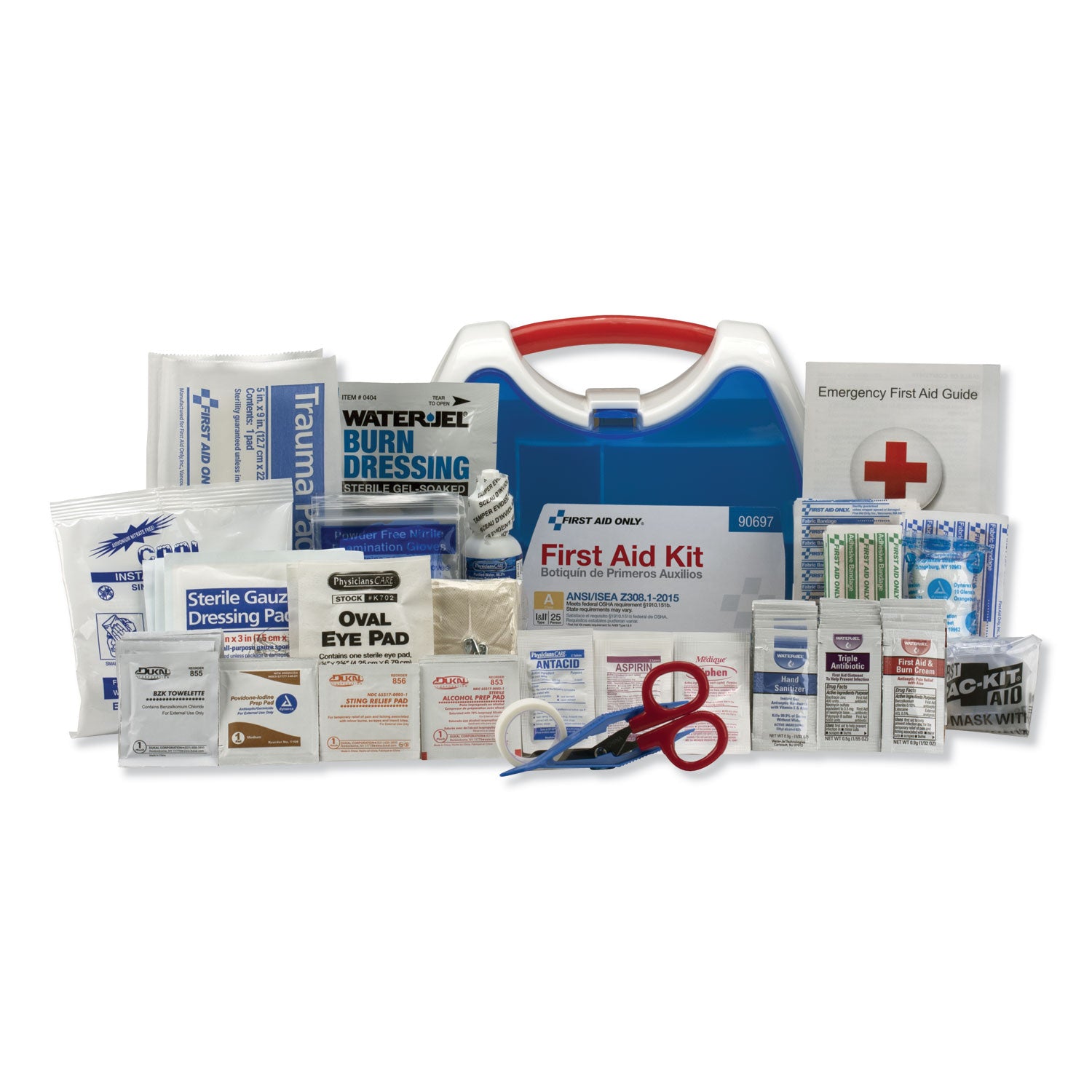 ReadyCare First Aid Kit for 25 People, ANSI A+, 139 Pieces, Plastic ...