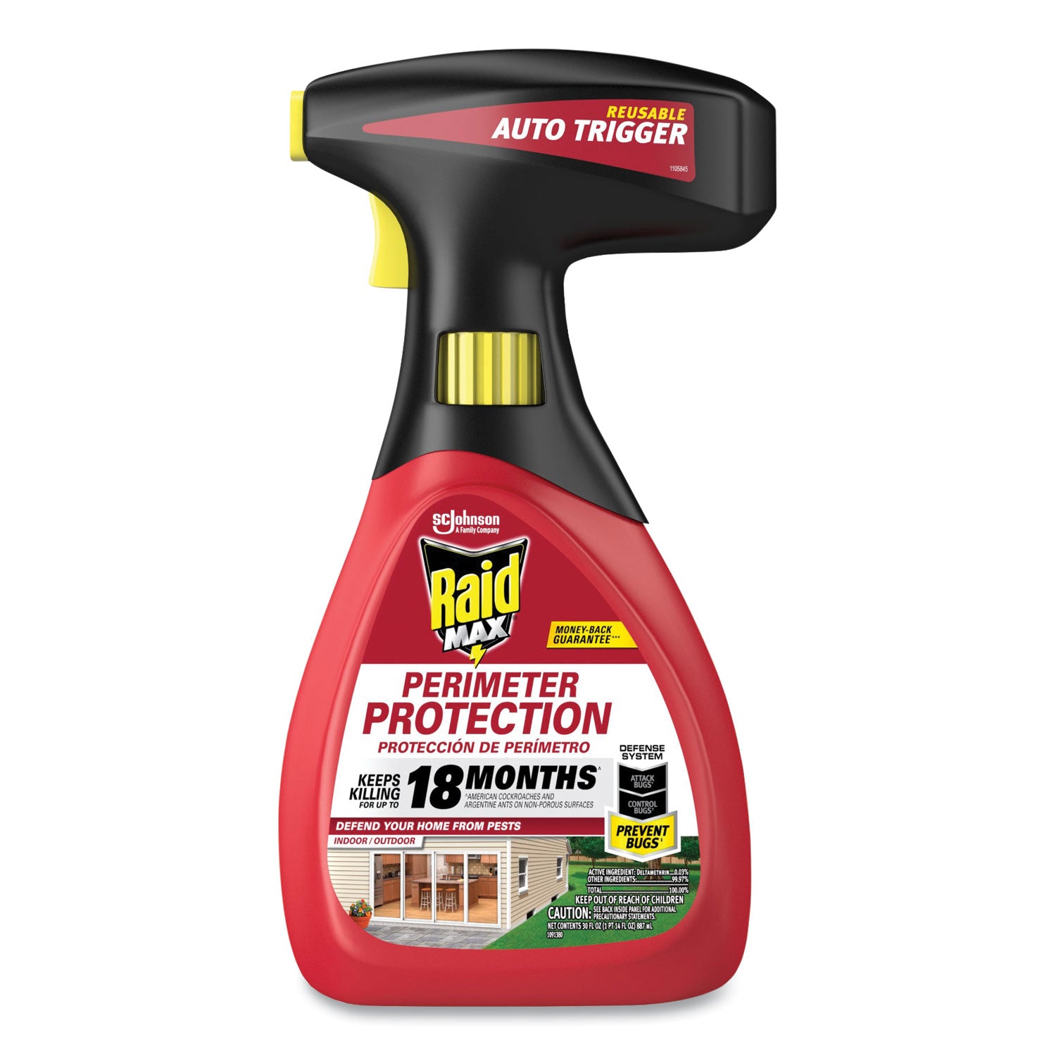 MAX Perimeter Protection, 30 oz Bottle by Raid SJN316224EA