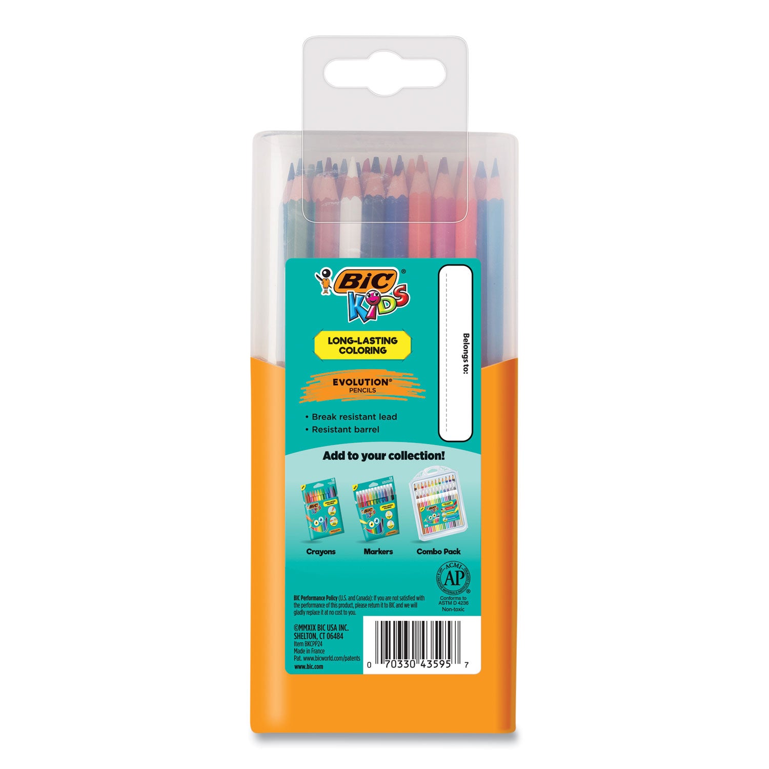 #2 Pencil Xtra Fun, HB (#2), Black Lead, Assorted Barrel Colors, 18 ...