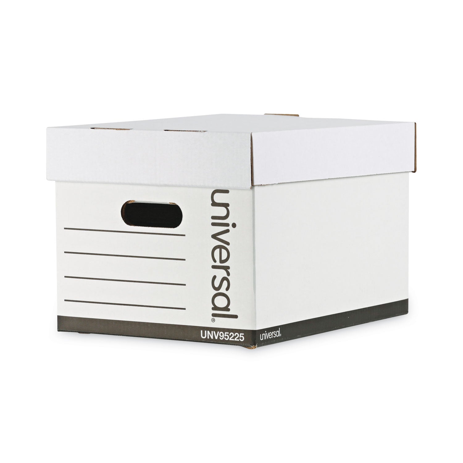 Professional-Grade Heavy-Duty Storage Boxes, Letter/Legal Files, White ...