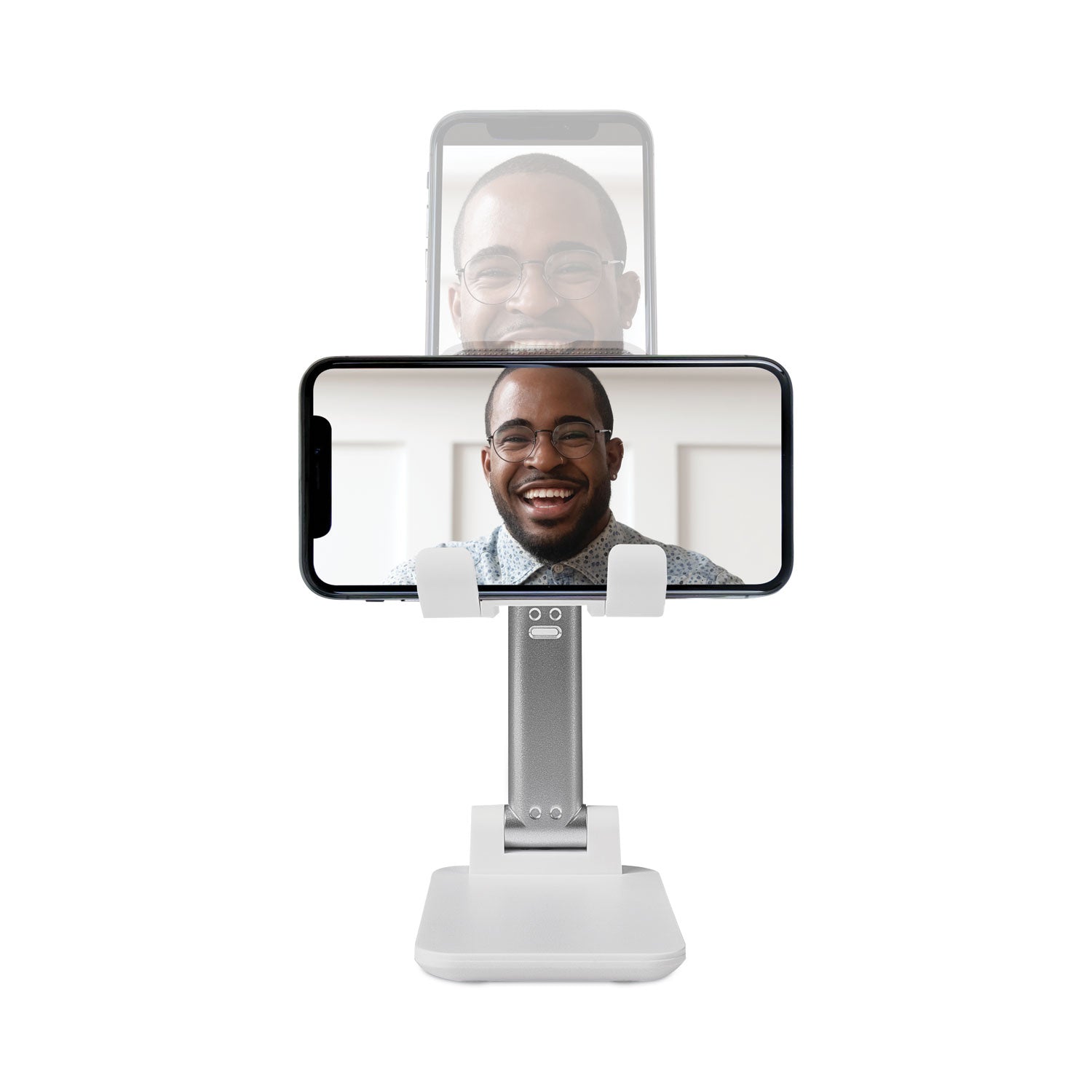 Metal Foldable Portable Tablet/Phone Stand, White by JENSEN VOXJPS15V