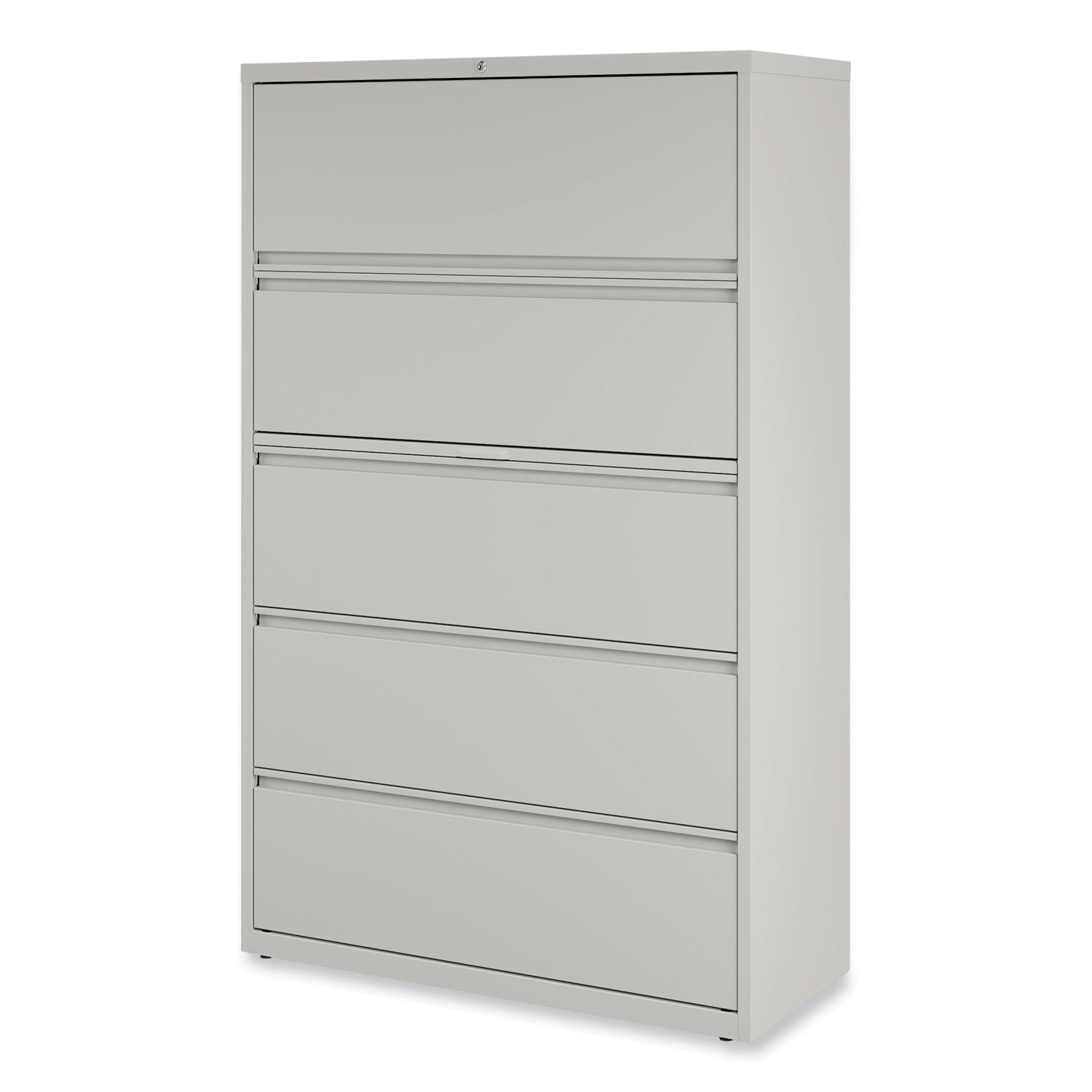 Lateral File, 5 Legal/Letter/A4/A5-Size File Drawers, Putty, 42" x 18. ...