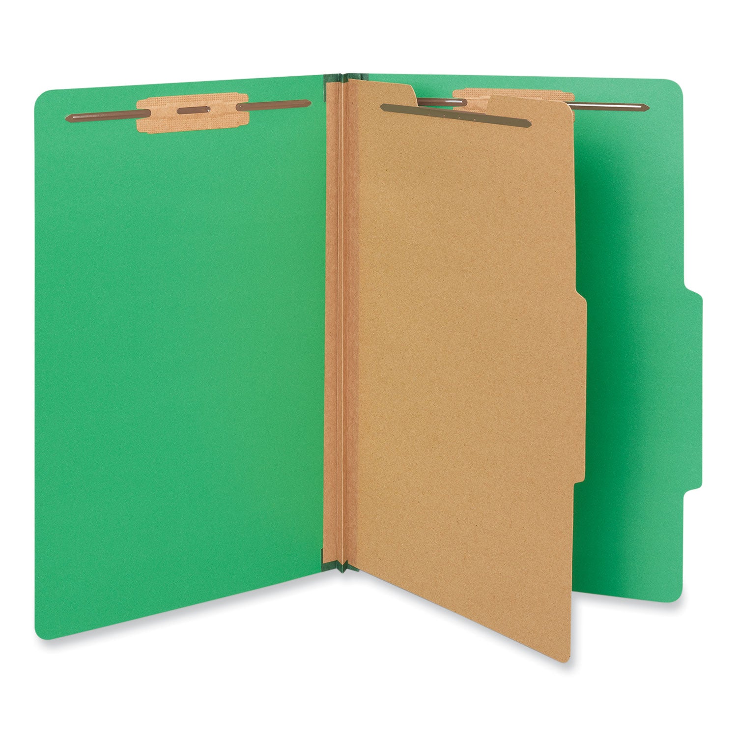 Bright Colored Pressboard Classification Folders, 1 Divider, Legal Size ...
